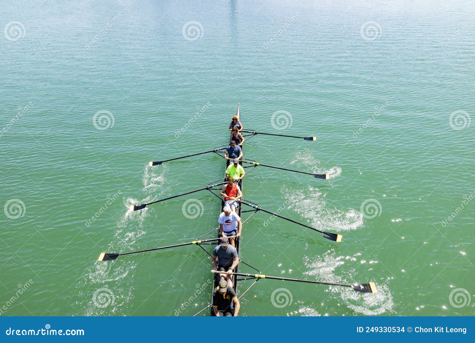 People rowing Boat editorial stock image. Image of california - 249330534
