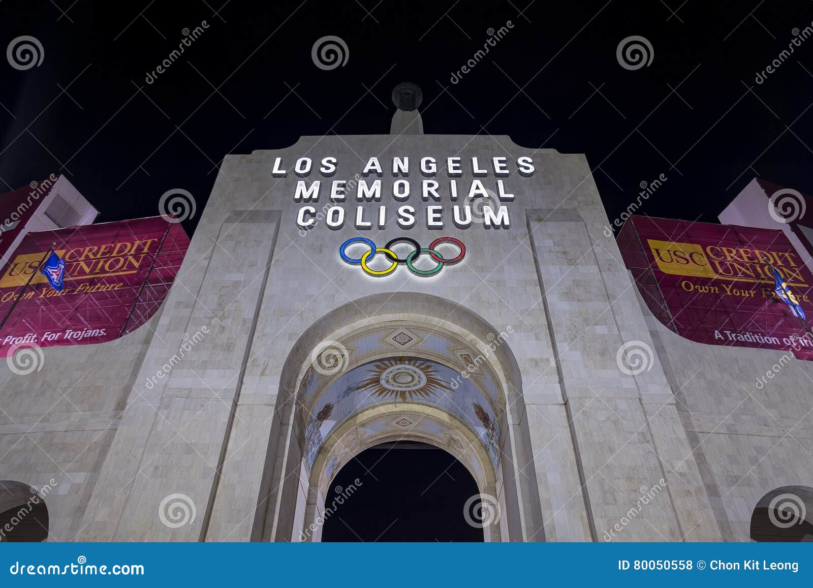 Los Angeles Memorial Coliseum Editorial Stock Photo - Image of states ...