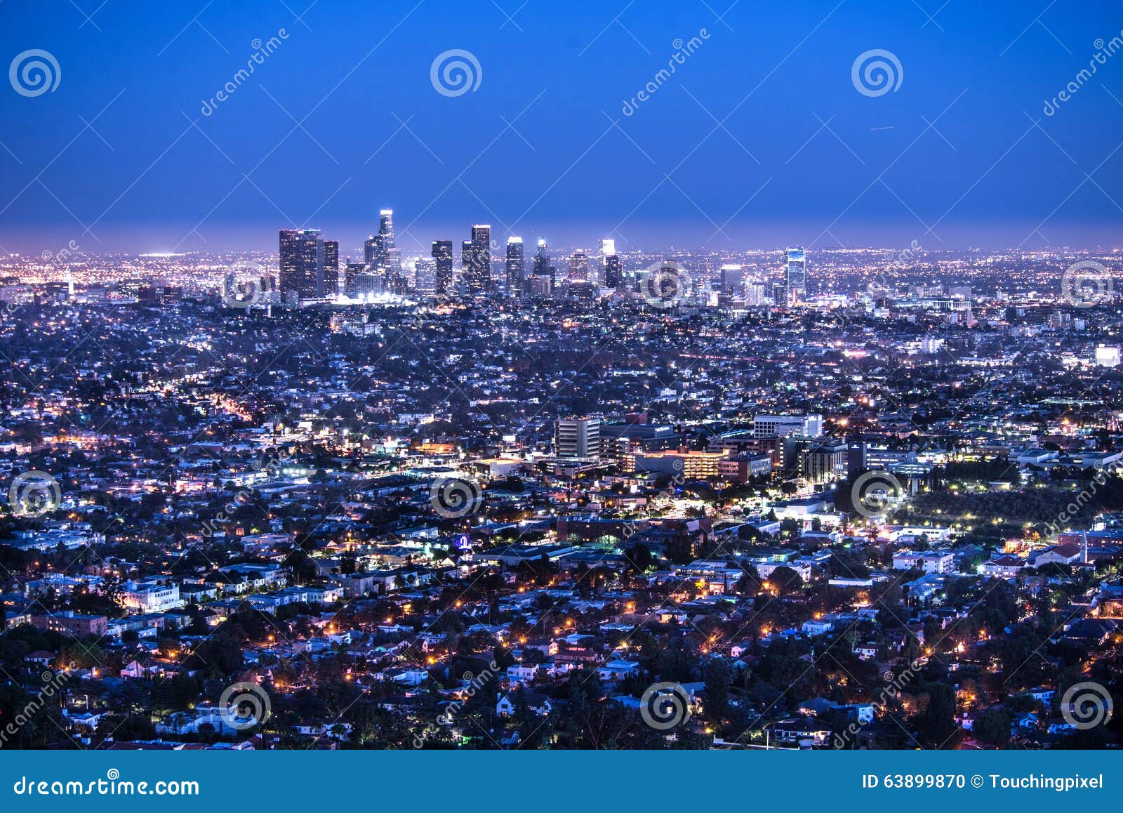 Los Angeles Night editorial image. Image of sharp, scene - 63899870