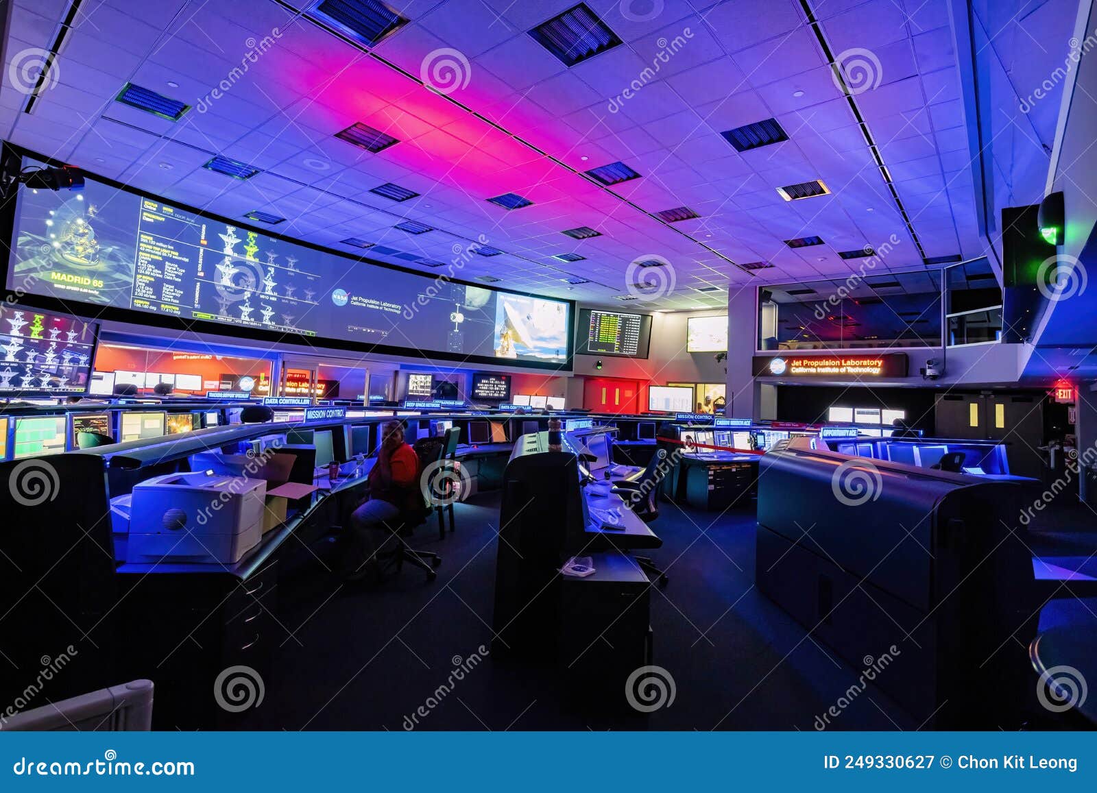 Interior View of the Nasa Command Center Editorial Photography - Image ...