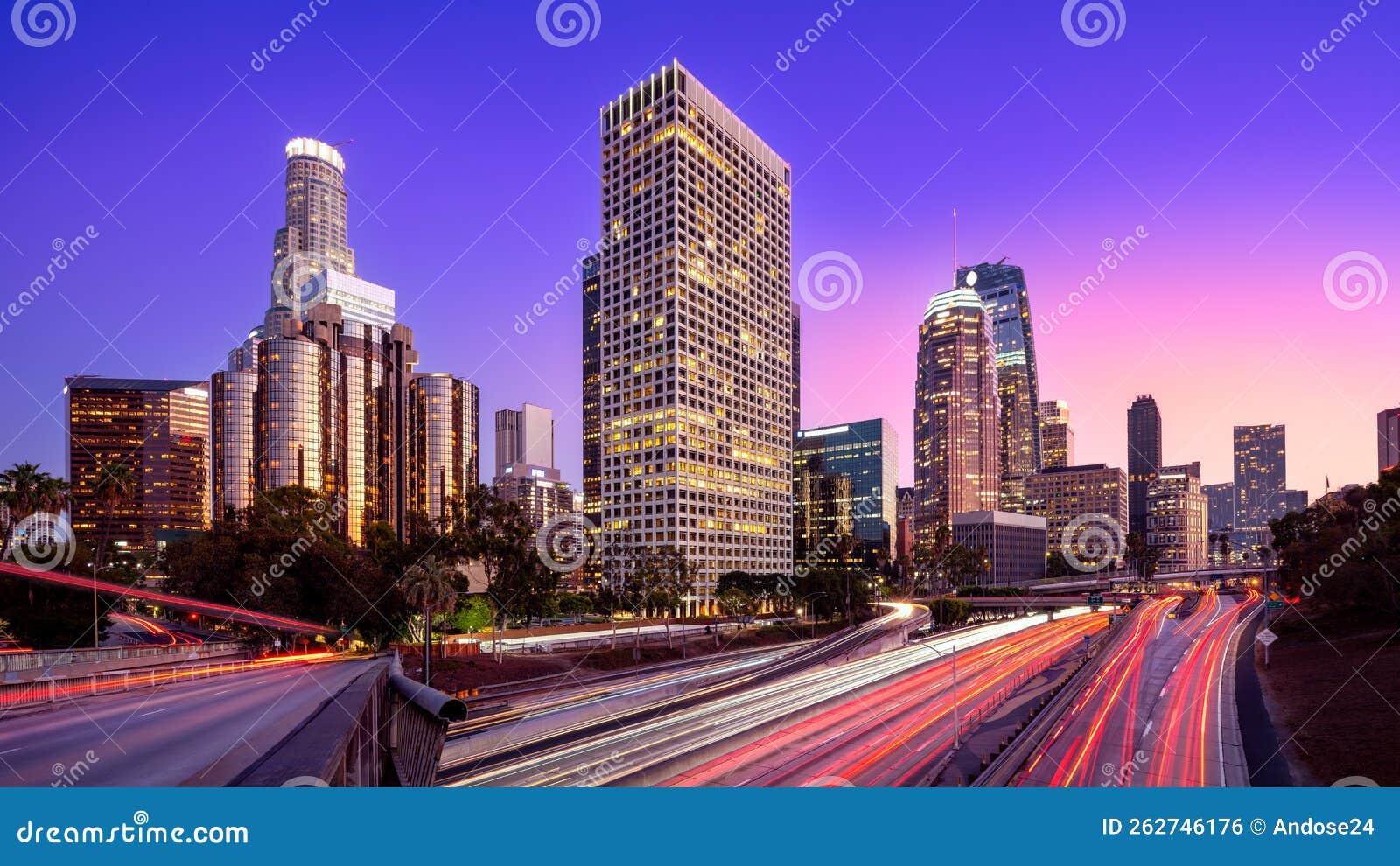 Los angeles stock photo. Image of modern, real, buildings - 262746176
