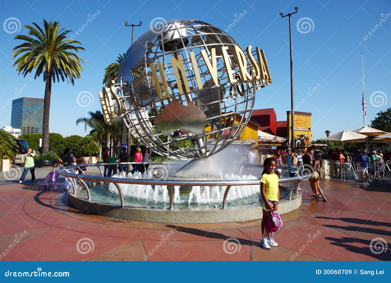Universal Studios Hollywood Globe Editorial Stock Image - Image of ...