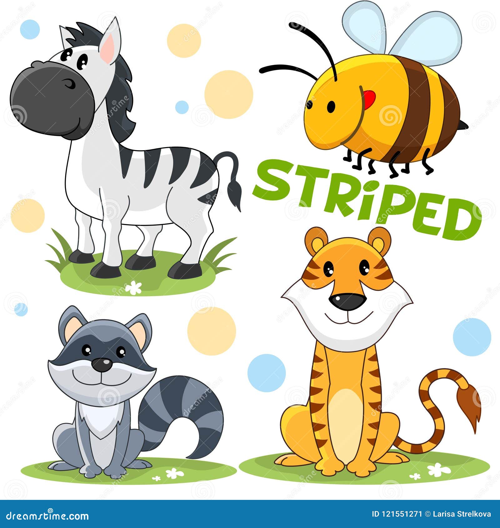 Los Animales Salvajes Son Rayados Ilustración del Vector - Ilustración ...