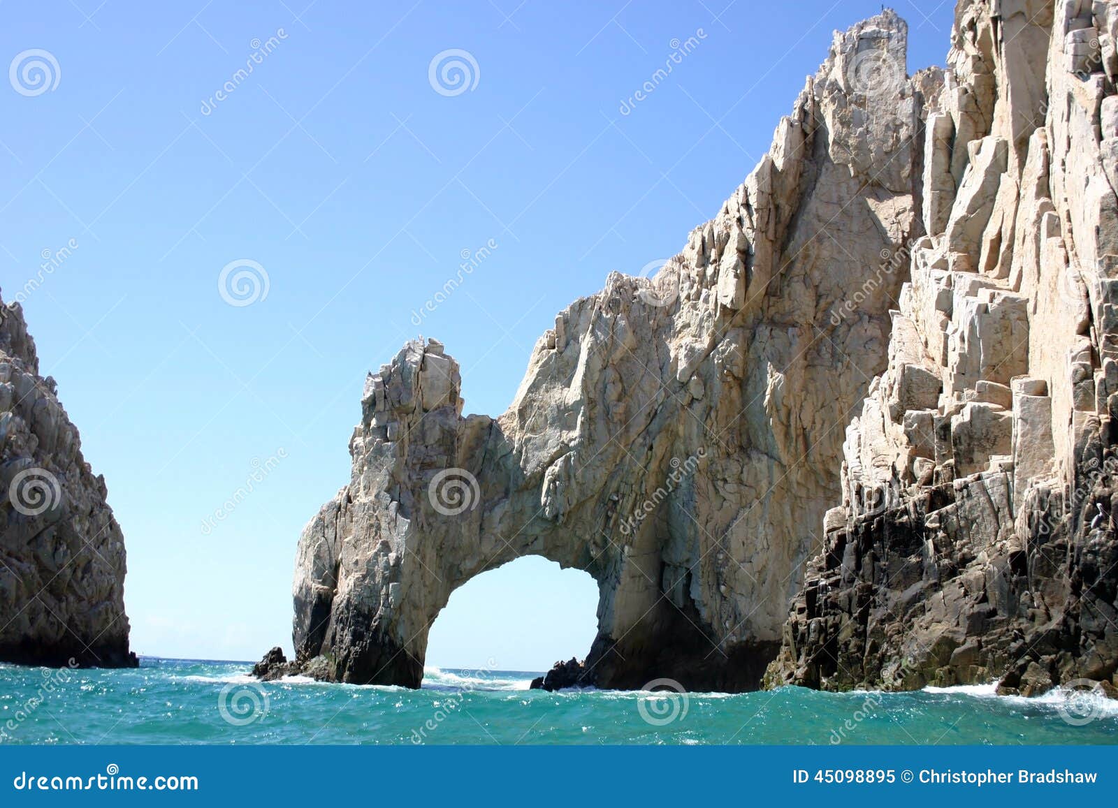 Los Arcos stock image. Image of landscape, water, travel - 45098895