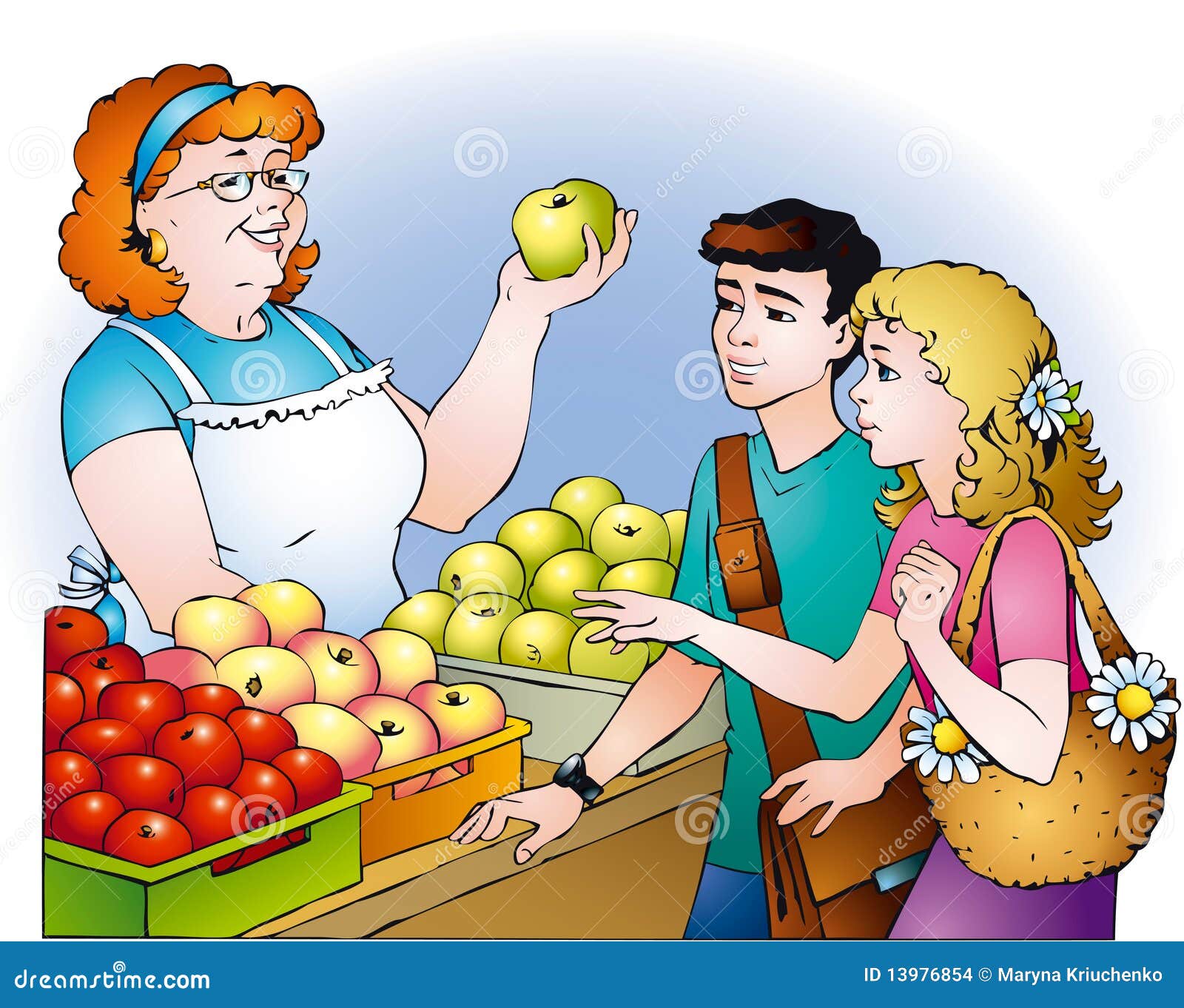 Los Cabritos Están Comprando Manzanas Imagenes de archivo - Imagen ...