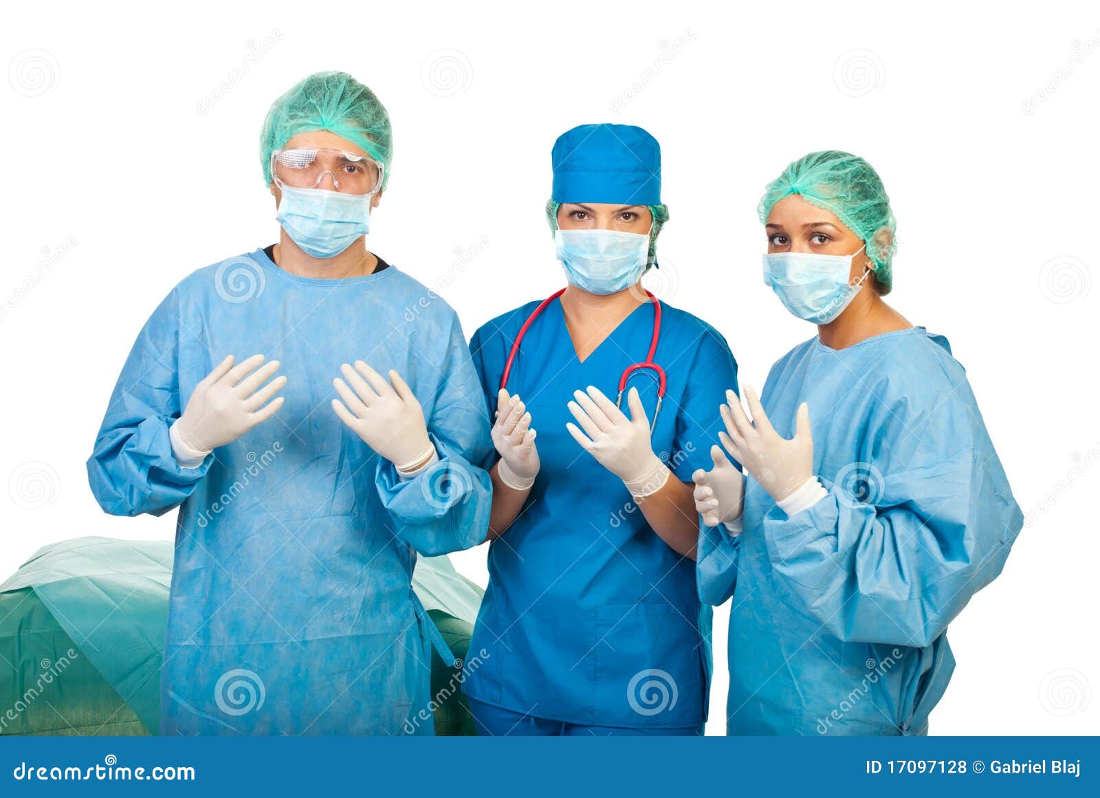 Los Cirujanos Se Preparan Para La Cirugía Foto de archivo - Imagen de ...