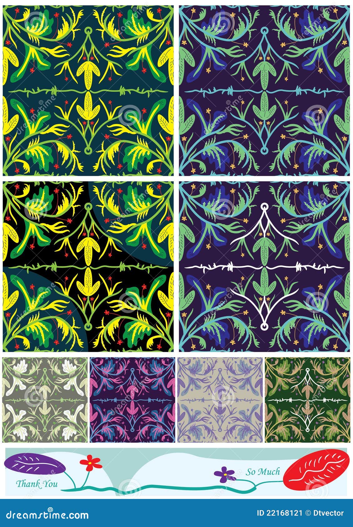 Los Colores De Las Flores Labran Pattern_eps Ilustración del Vector ...