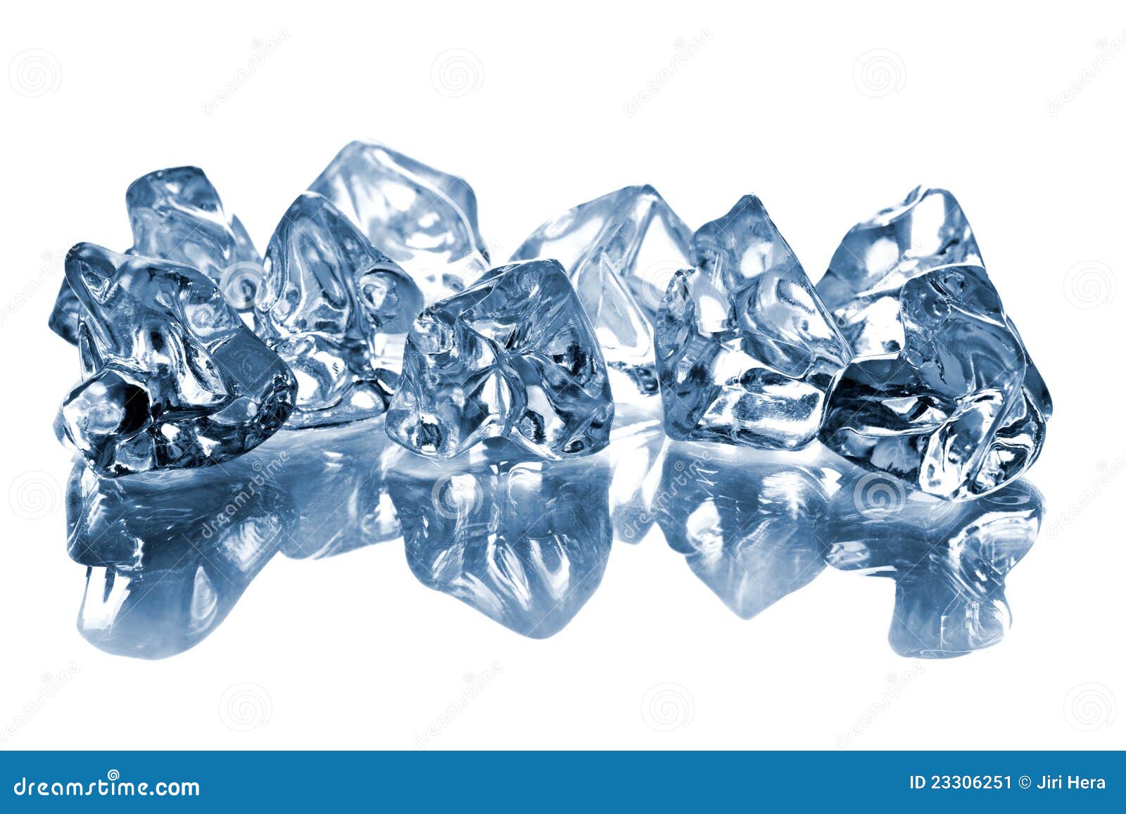 Los Cubos De Hielo En El Vector De Cristal Imagen de archivo - Imagen ...