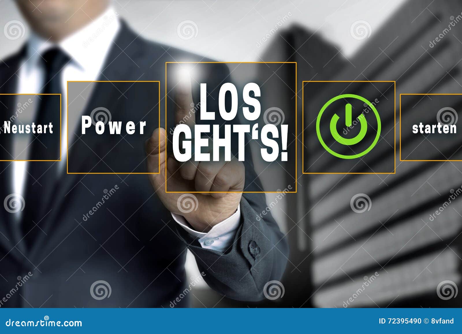 Los Gehts (in German Here We Go Start Reboot) Touchscreen Concep ...