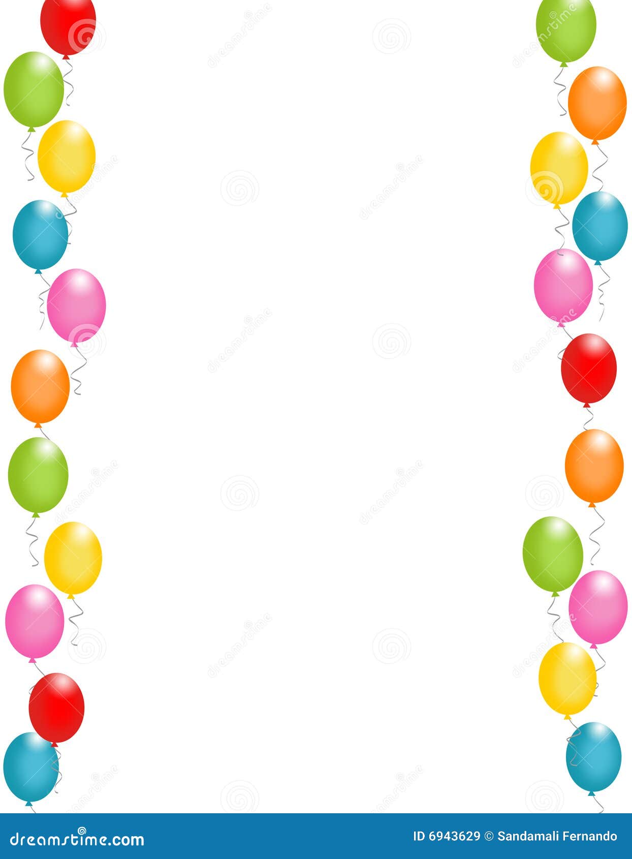 Los Globos Confinan/marco Imágenes de archivo libres de regalías ...