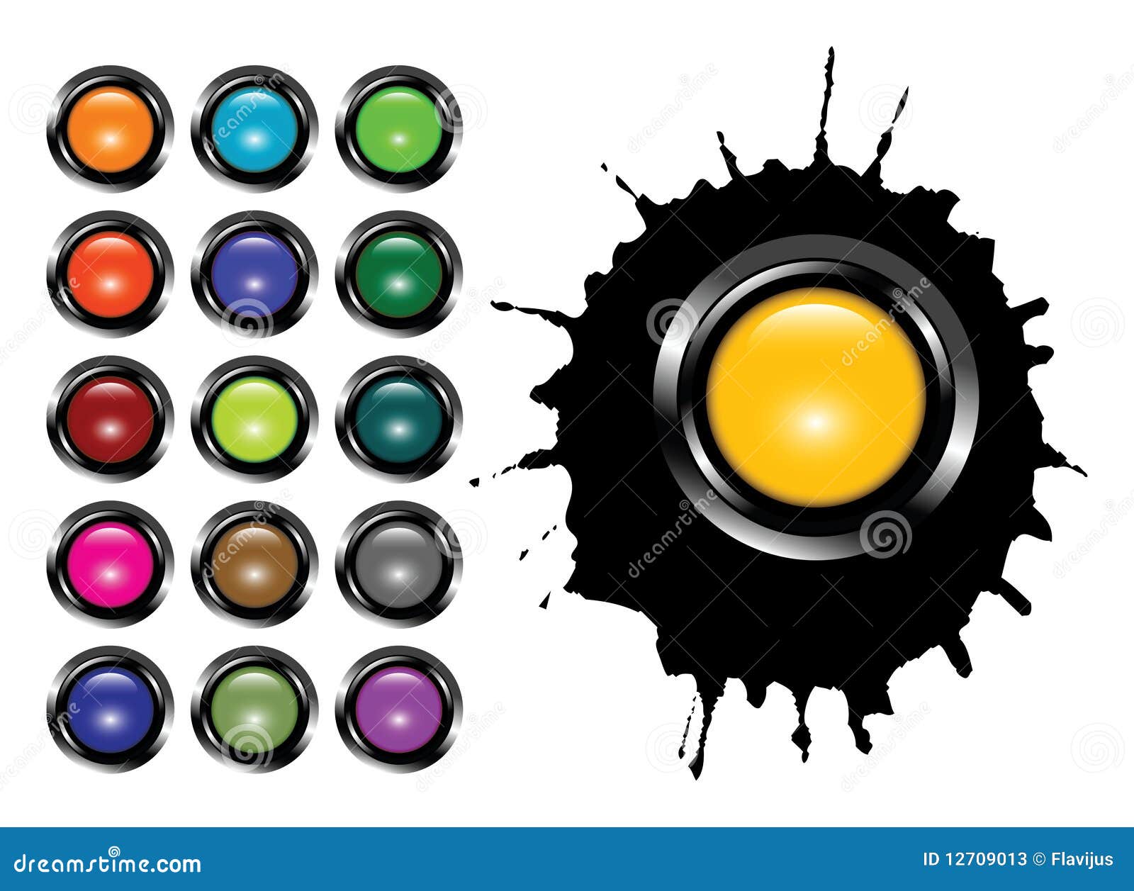 Los iconos fijaron ilustración del vector. Ilustración de icono - 12709013