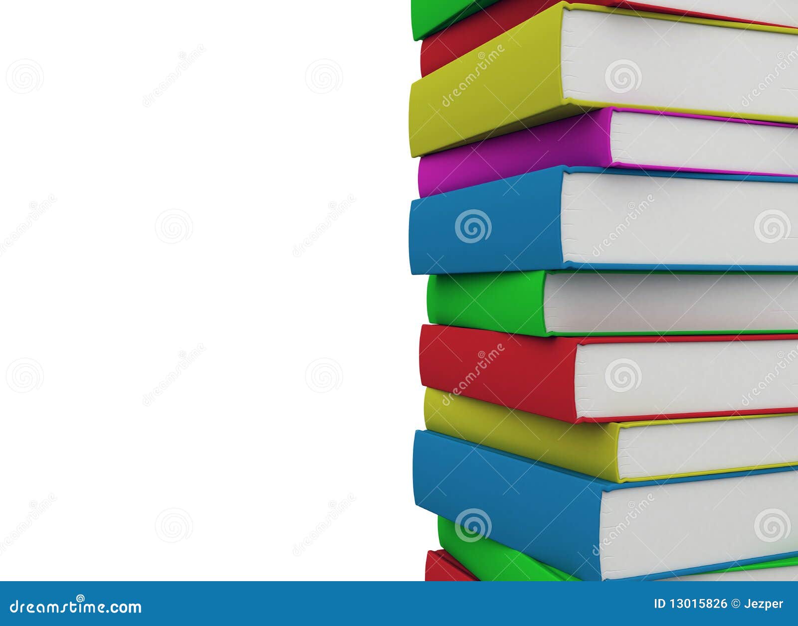 Los Libros Coloridos Empilaron Stock de ilustración - Ilustración de ...