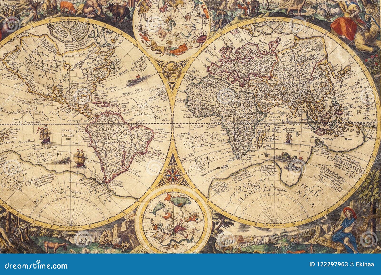 Los mapas viejos foto de archivo editorial. Imagen de viejo - 122297963