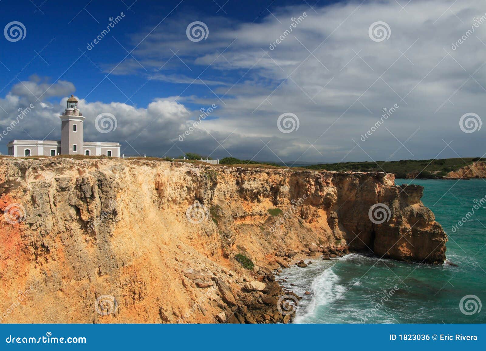 Los Morrillos Cliff in Cabo Rojo, Puerto Rico Stock Photo - Image of ...