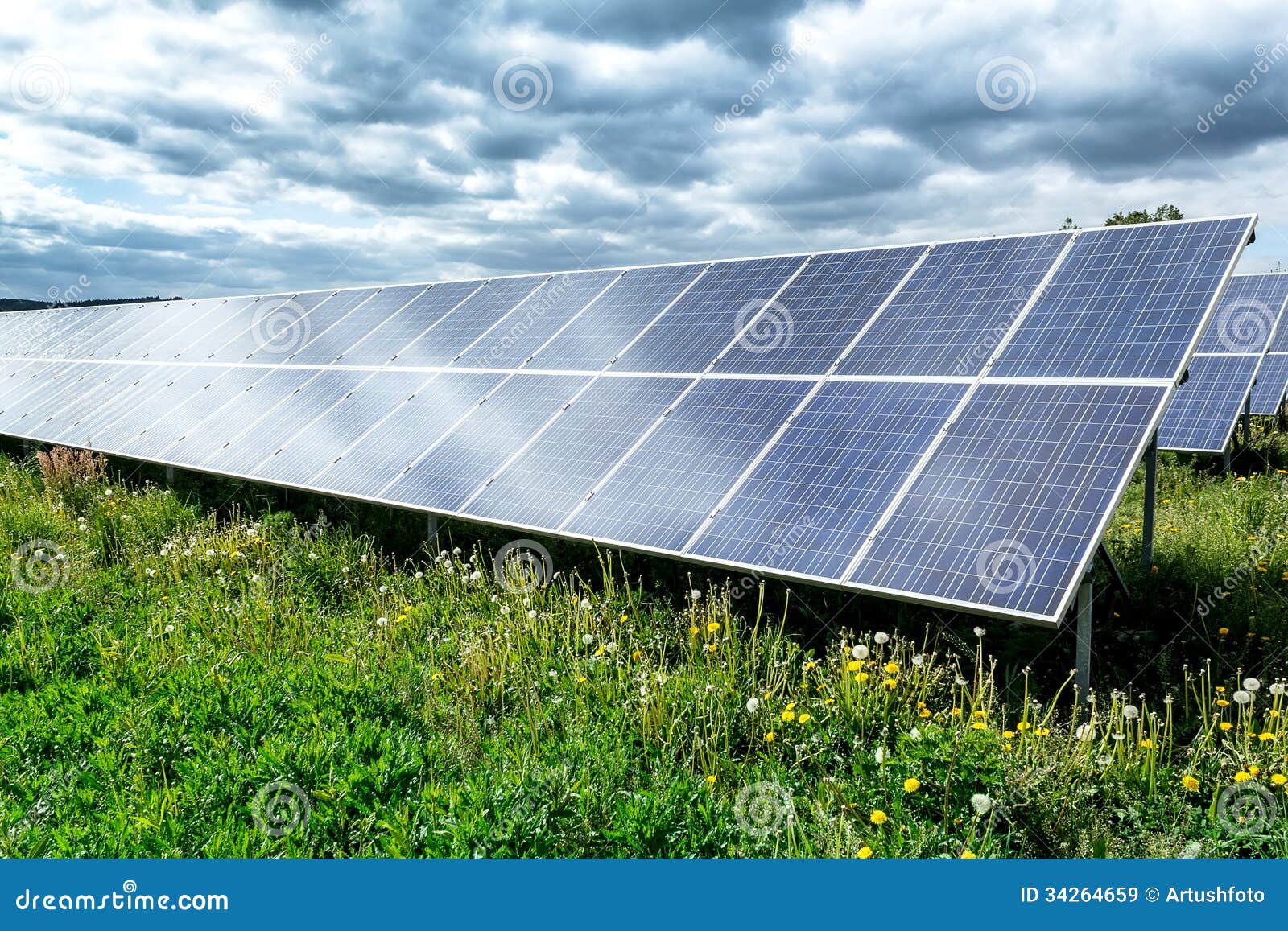 Los Paneles De Energía Solar Imagen de archivo - Imagen de enérgio ...