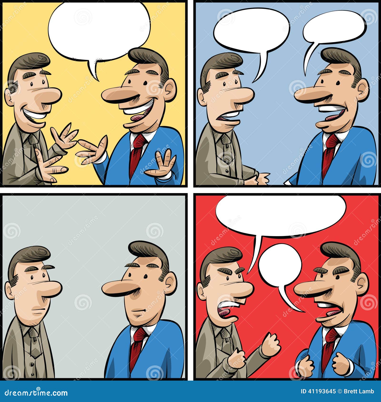 Los Paneles De La Conversación Stock de ilustración - Ilustración de ...