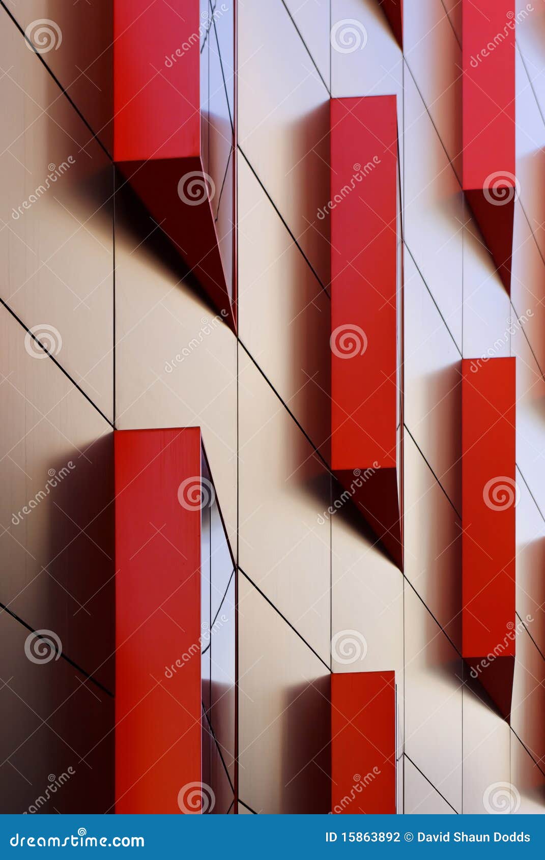 Los Paneles Rojos Modernos De La Ventana Foto de archivo - Imagen de ...