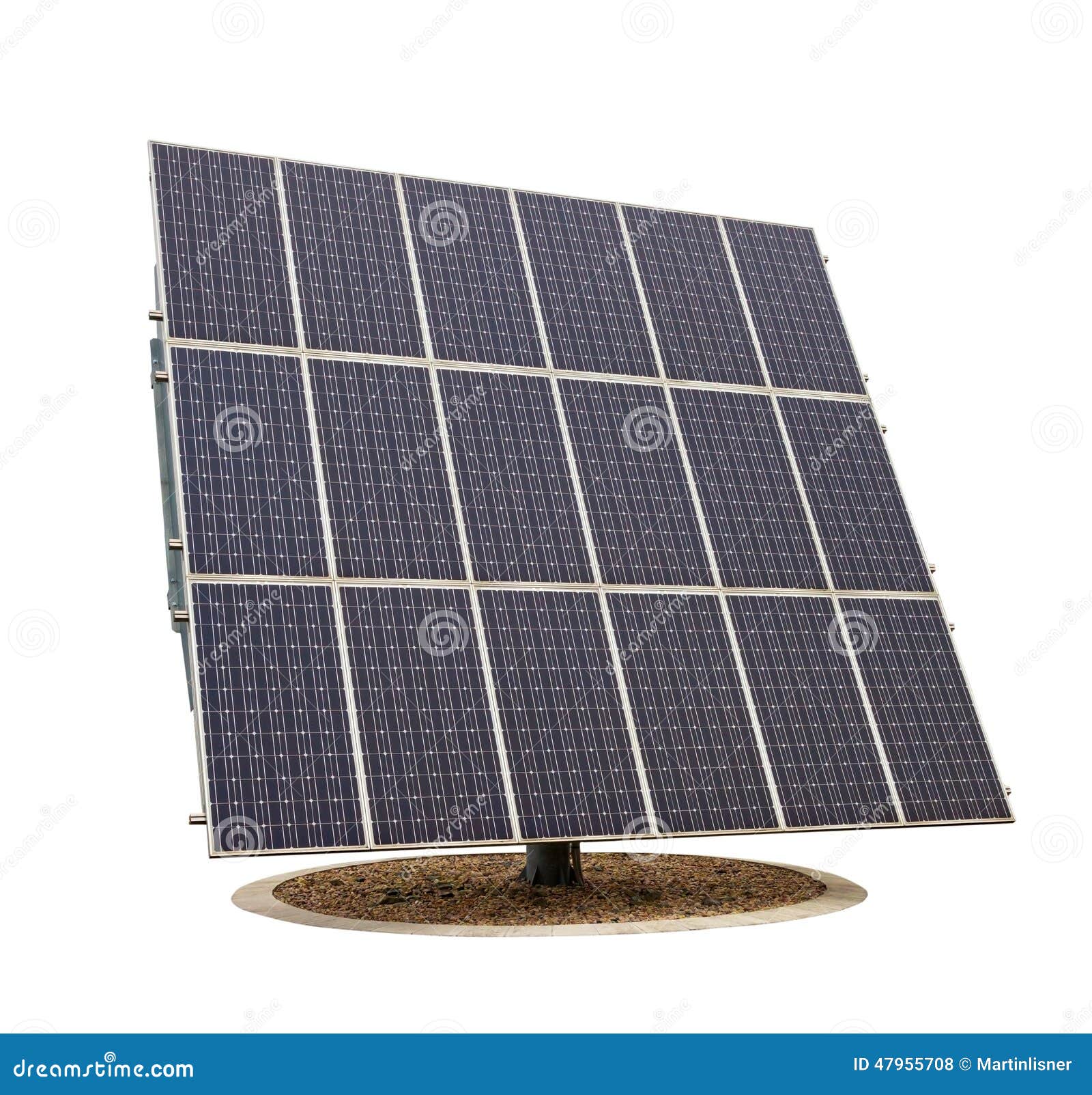 Los Paneles Solares Aislados En El Fondo Blanco Foto de archivo ...