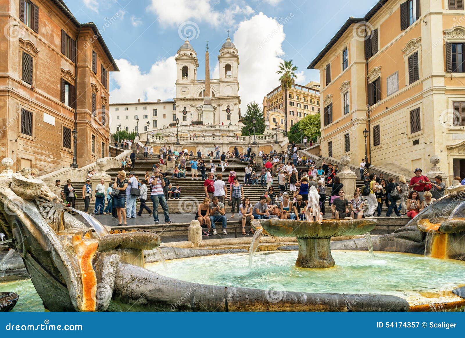 Los Pasos De Progresión Del Español En Roma Fotografía editorial ...