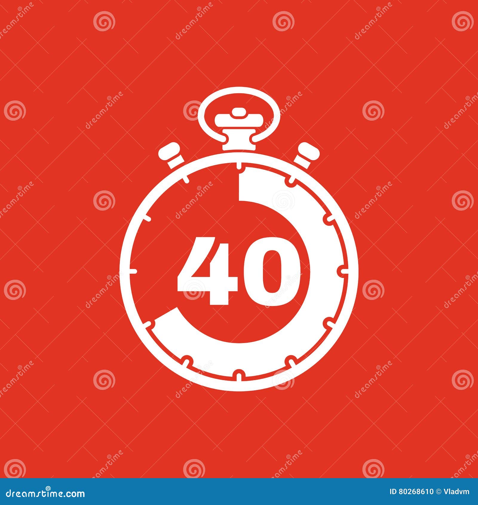 Los 40 Segundos, Icono Del Cronómetro De Los Minutos Reloj Y Reloj ... Los 40 Segundos, Icono Del Cronómetro De Los Minutos Reloj Y Reloj ...