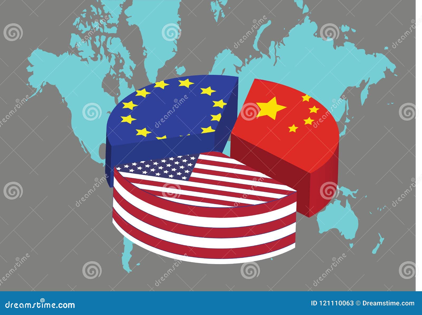 Los Tres Poderes Económicos Ilustración del Vector - Ilustración de ...