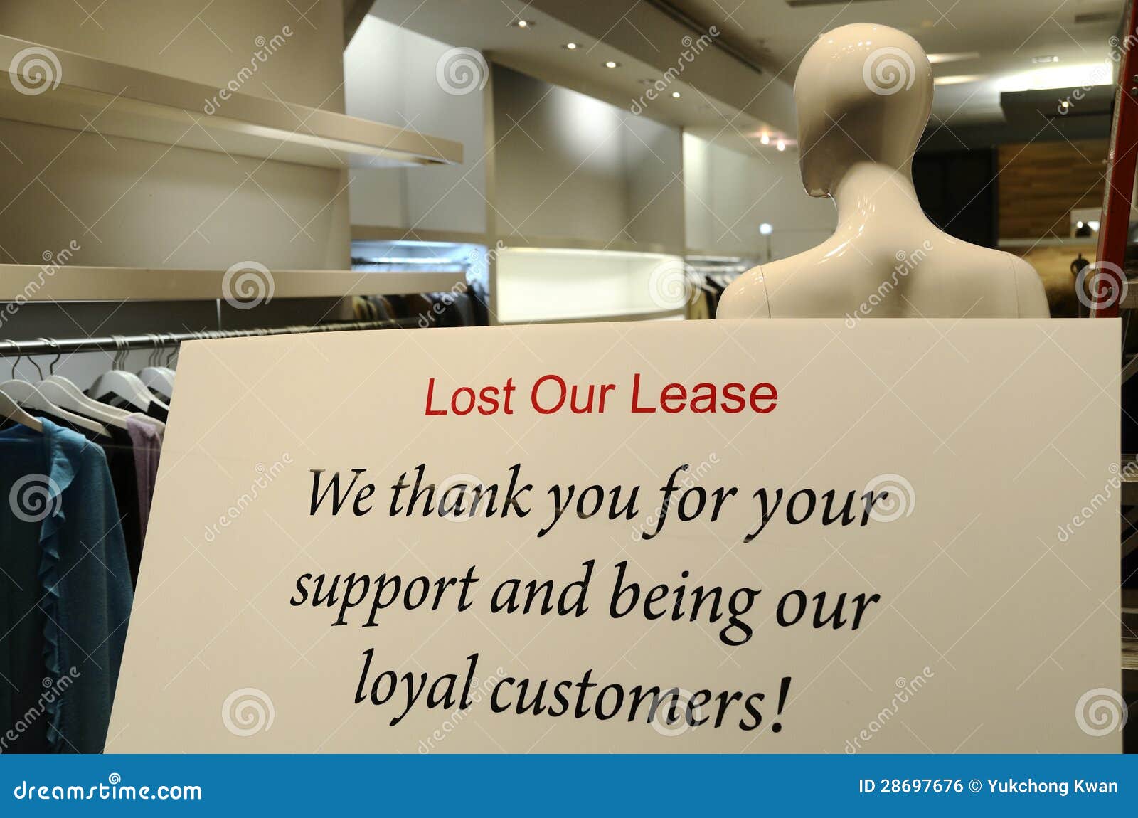 Lose the store lease stock photo. Image of bankrupt, depression - 28697676