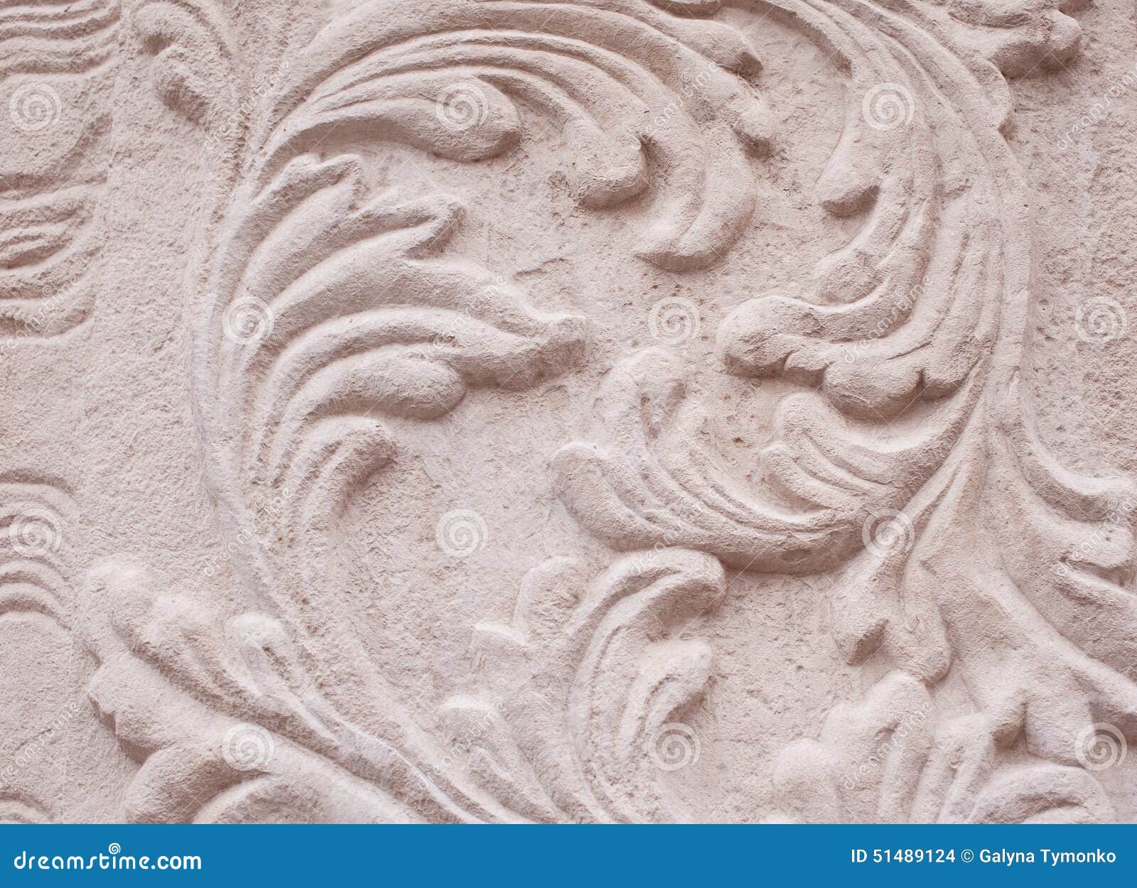 Lose-up of Architectural Relief Pattern Plants Stock Photo - Image of ...