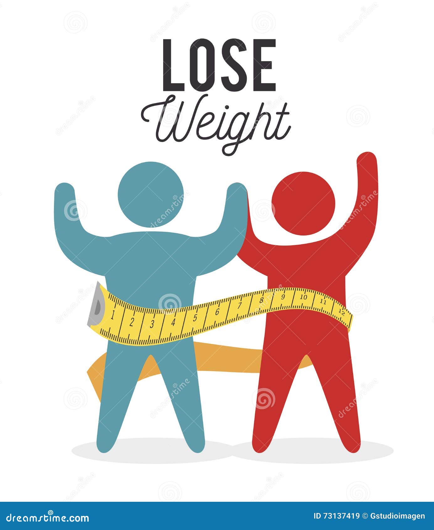 Lose weight design stock illustration. Illustration of isolated - 73137419