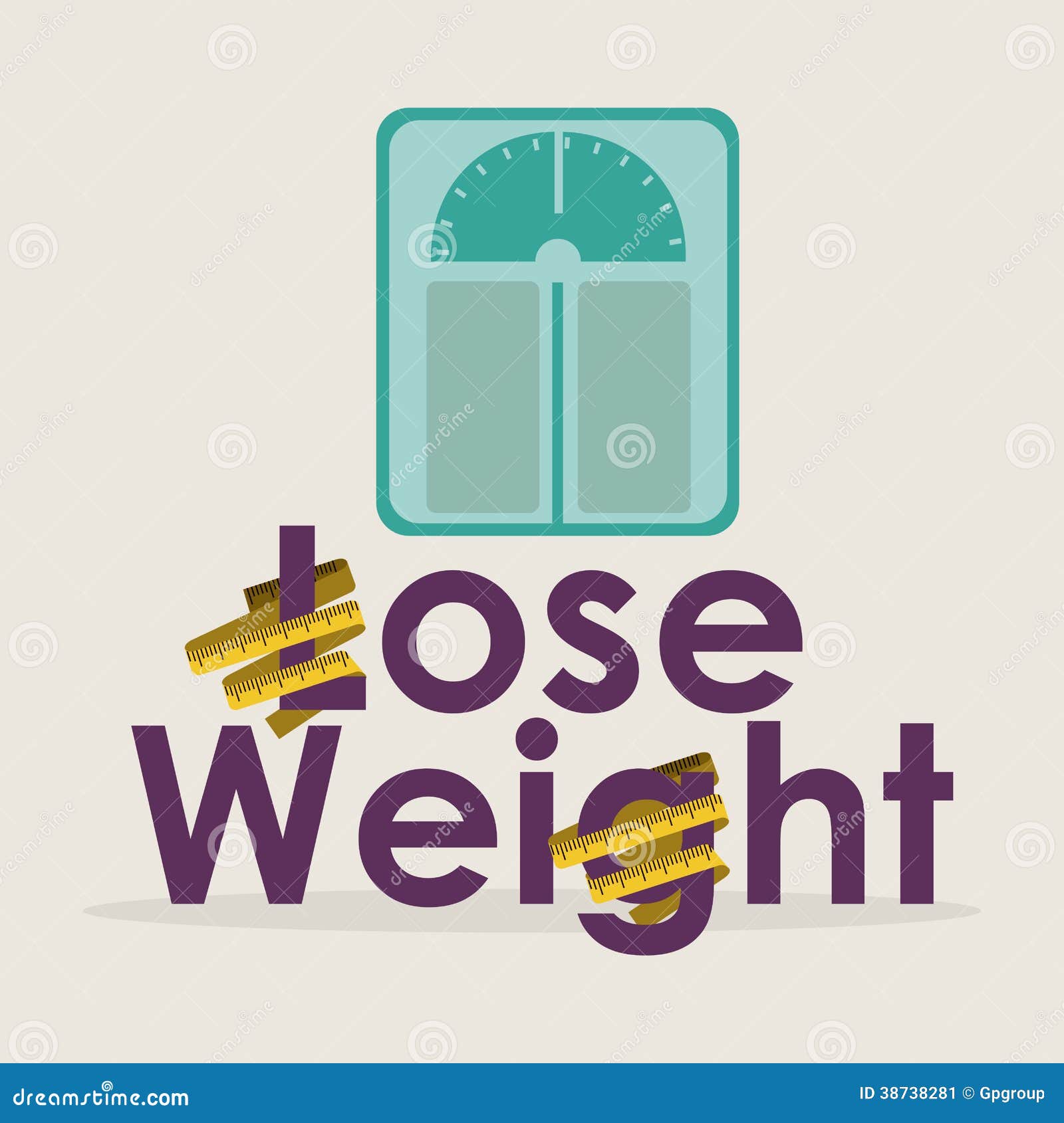 Lose weight stock vector. Illustration of dietary, active - 38738281
