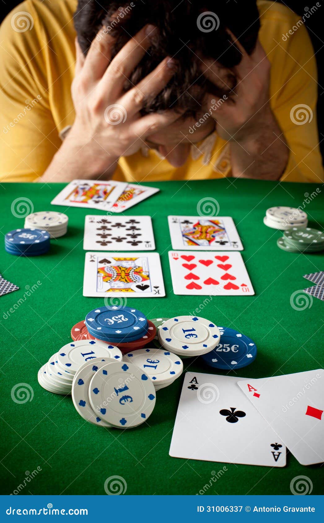 Loser stock image. Image of despair, player, gamble, loss - 31006337