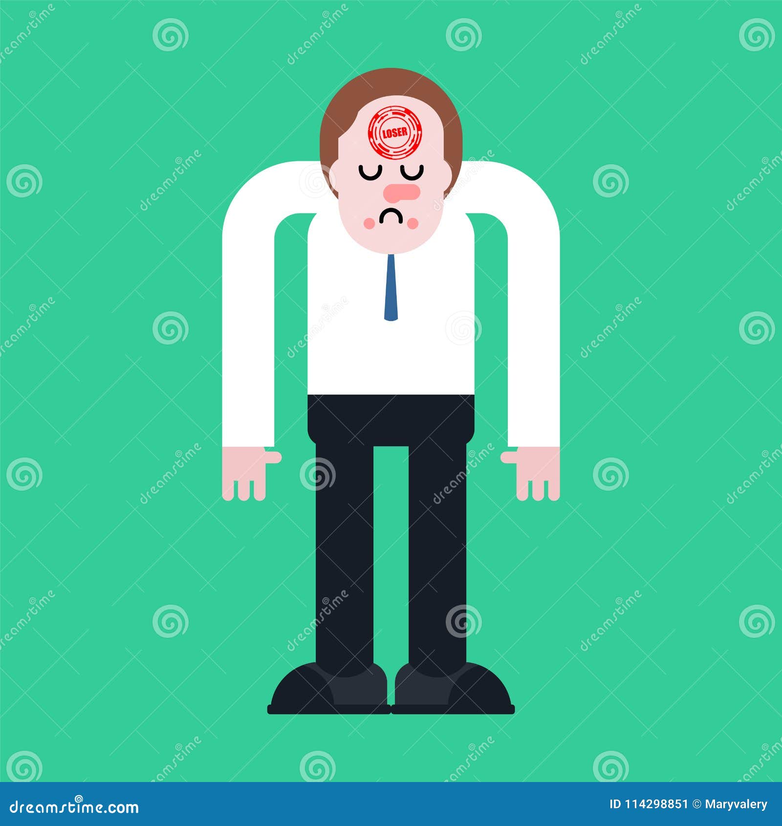 Loser Stamp. Loser Label On Transparent Background. Round Sign Cartoon ...