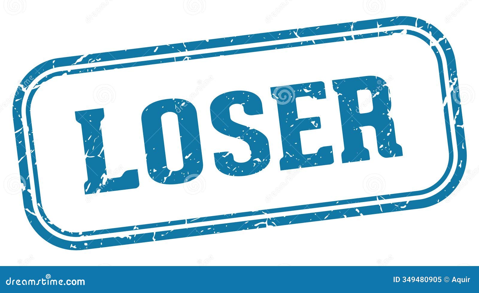 Loser Stamp. Loser Label On Transparent Background. Round Sign Vector ...