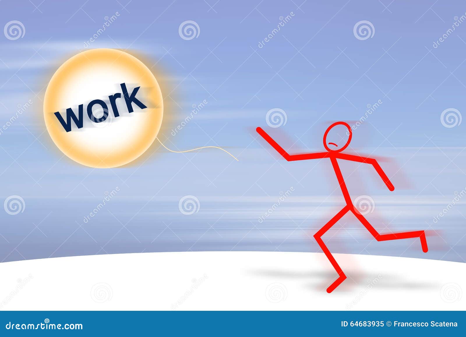 Losing a job concept image stock illustration. Illustration of ...