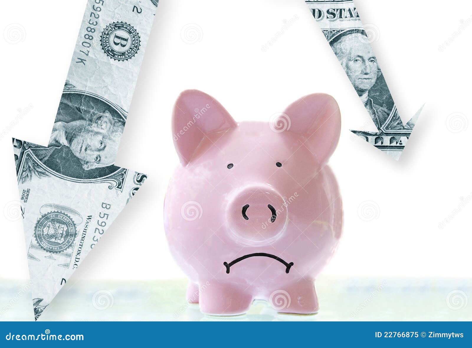 Losing money stock image. Image of plan, financial, bank - 22766875