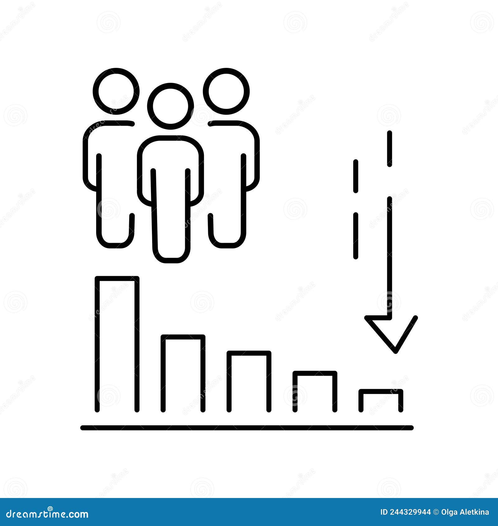 Decrease Population Clipart