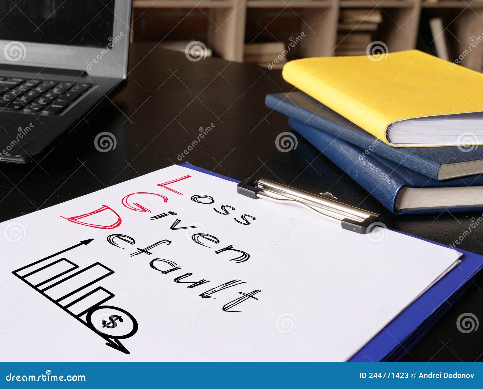 Loss Given Default LGD is Shown on the Photo Using the Text Stock Image ...