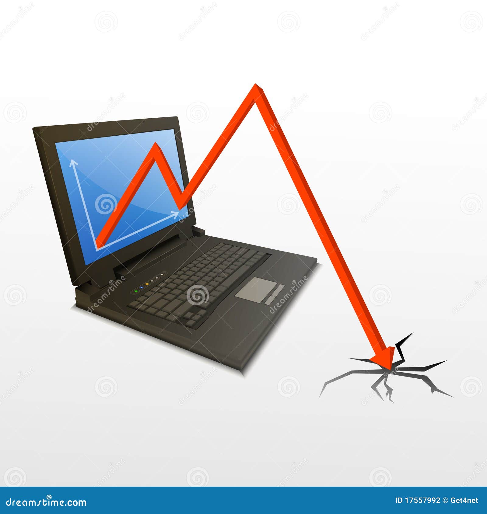 Loss Graph Stock Image | CartoonDealer.com #6498943