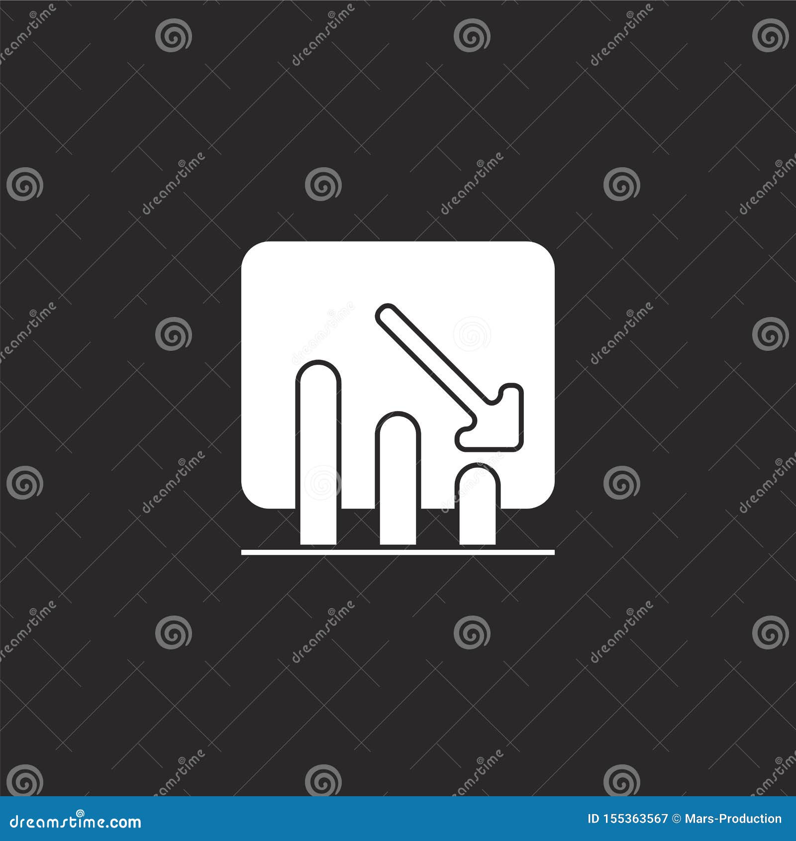 Loss Icon. Filled Loss Icon for Website Design and Mobile, App ...