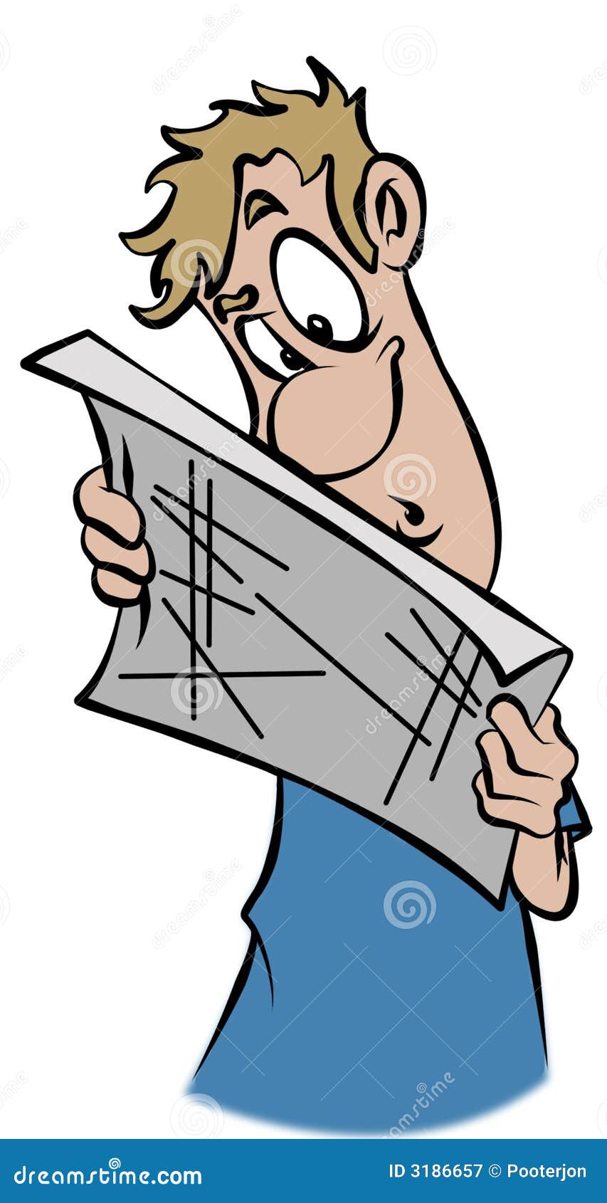 Lost? stock illustration. Illustration of road, cartoon - 3186657