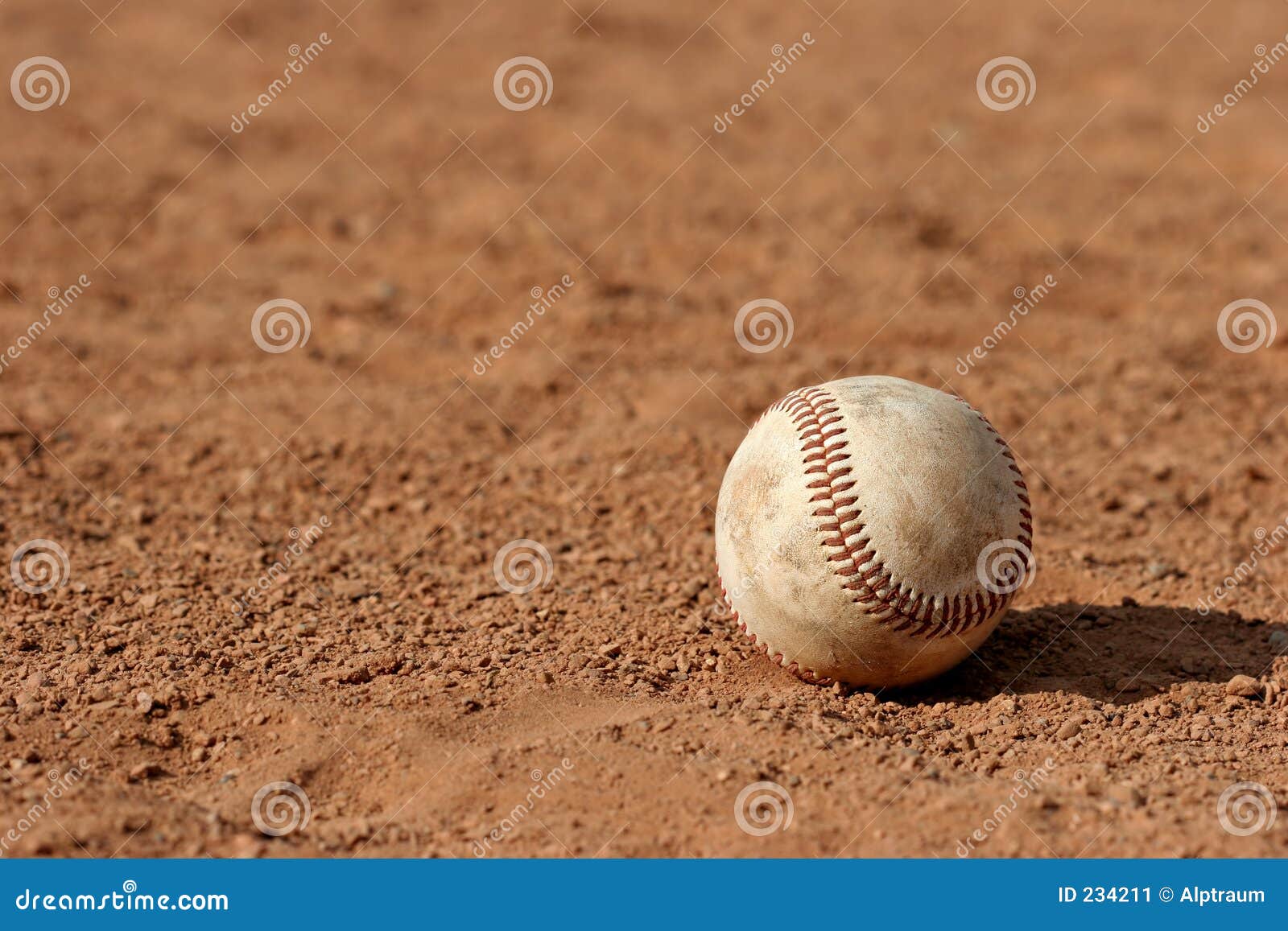 Lost baseball stock image. Image of event, used, field - 234211