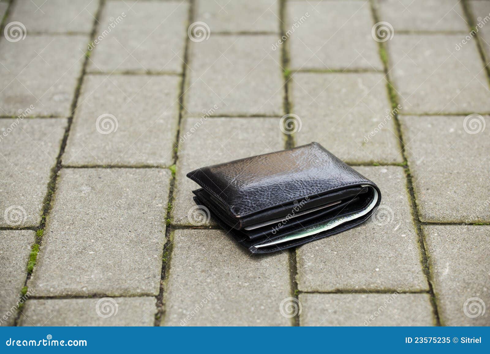 Lost black wallet stock image. Image of finance, savings - 23575235