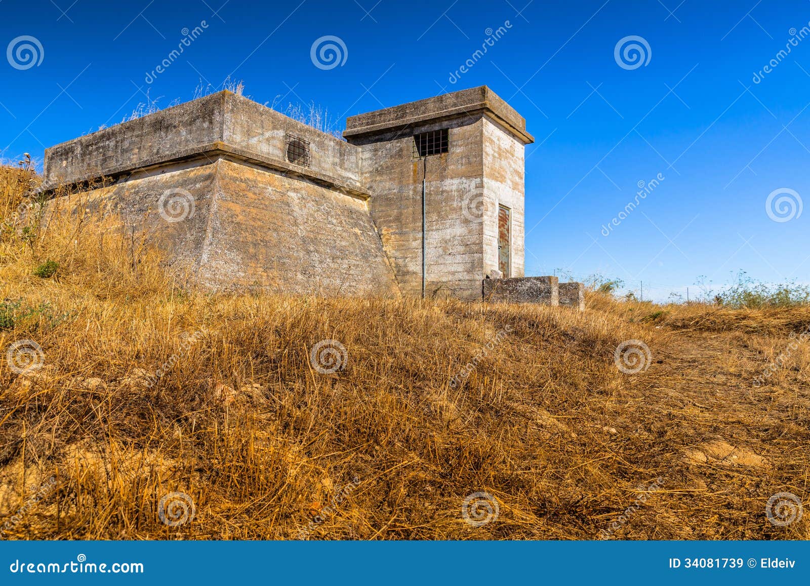 Lost Bunker stock image. Image of ruined, village, spain - 34081739
