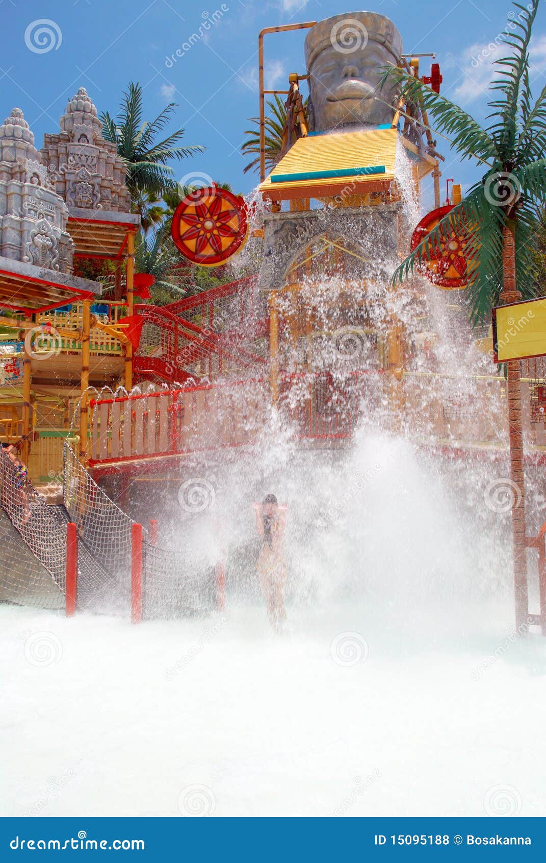 Lost City Attraction in the Water Park Stock Photo - Image of childhood ...