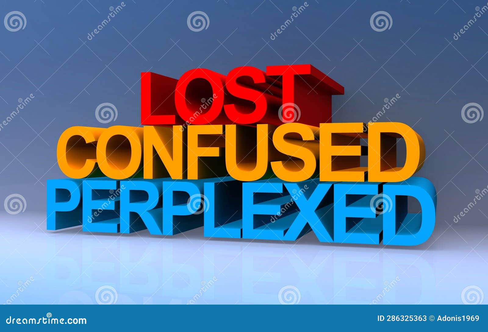 Lost Confused Perplexed on Blue Stock Illustration - Illustration of ... Lost Confused Perplexed on Blue Stock Illustration - Illustration of ...
