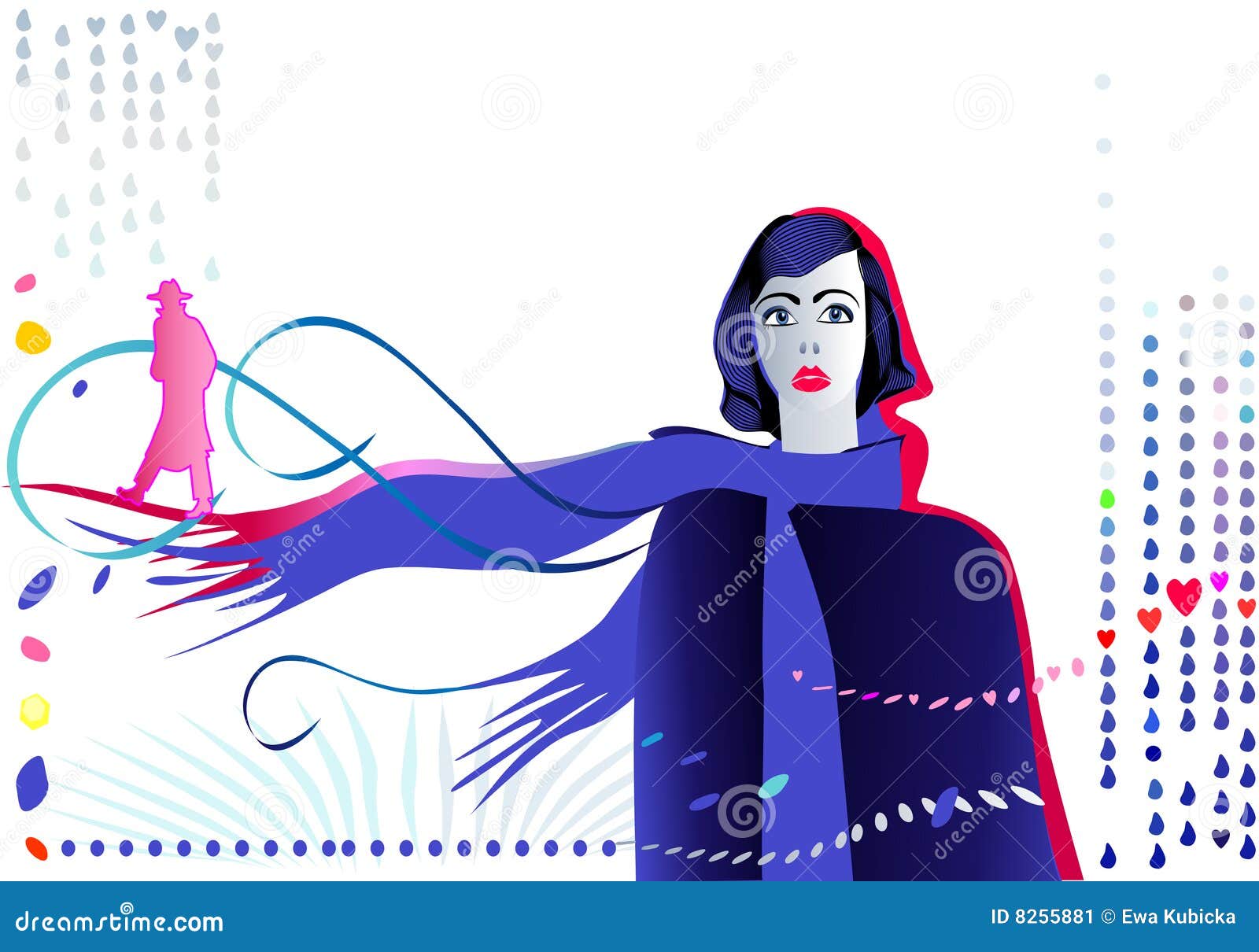 Lost feelings stock vector. Illustration of lost, feelings - 8255881