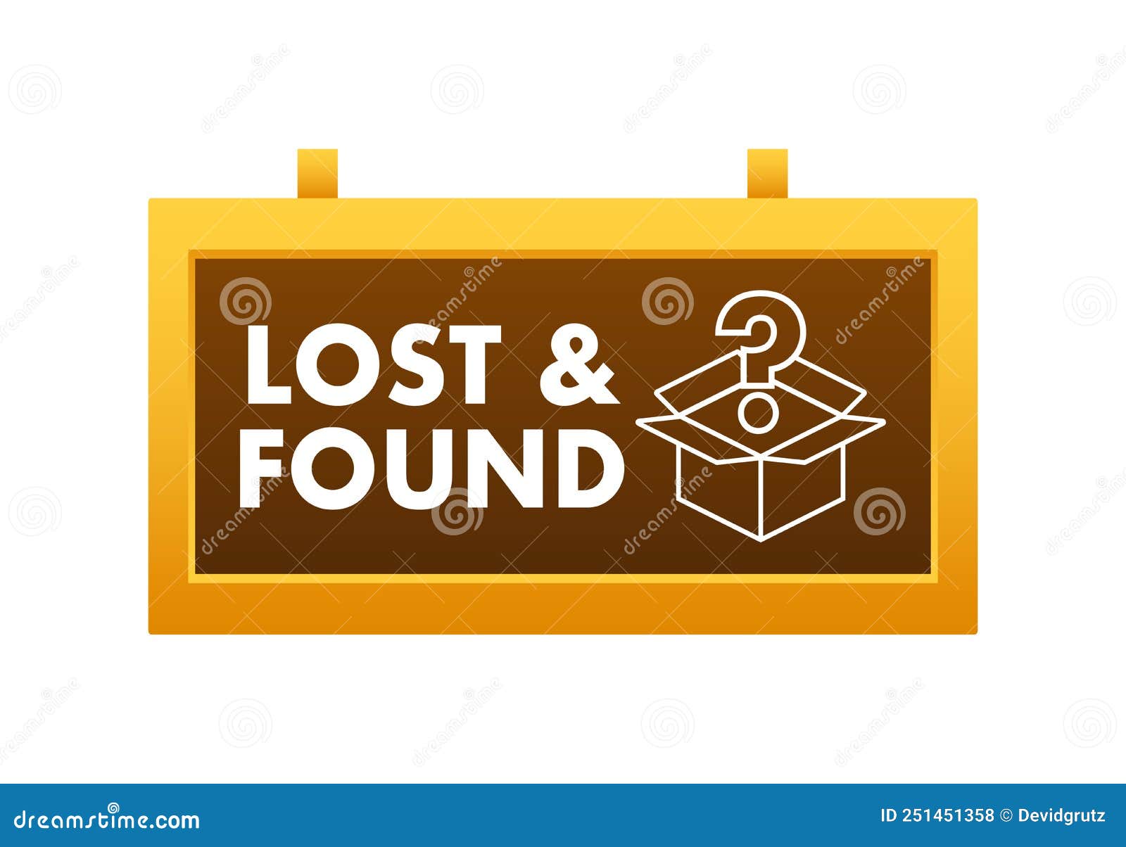 Lost and Found Speech Bubble. Speech Bubble. Vector Illustration. Stock ...