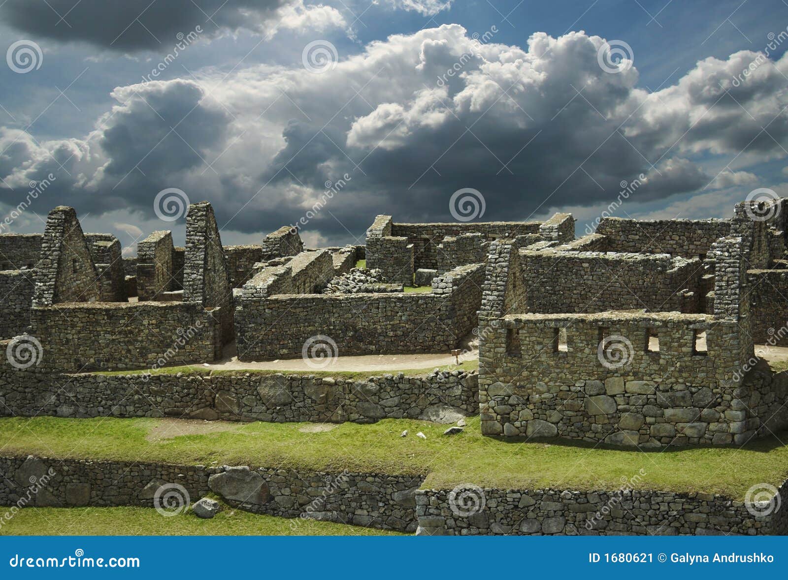 Lost Incas City Machu-Picchu Stock Image - Image of latin, country: 1680621
