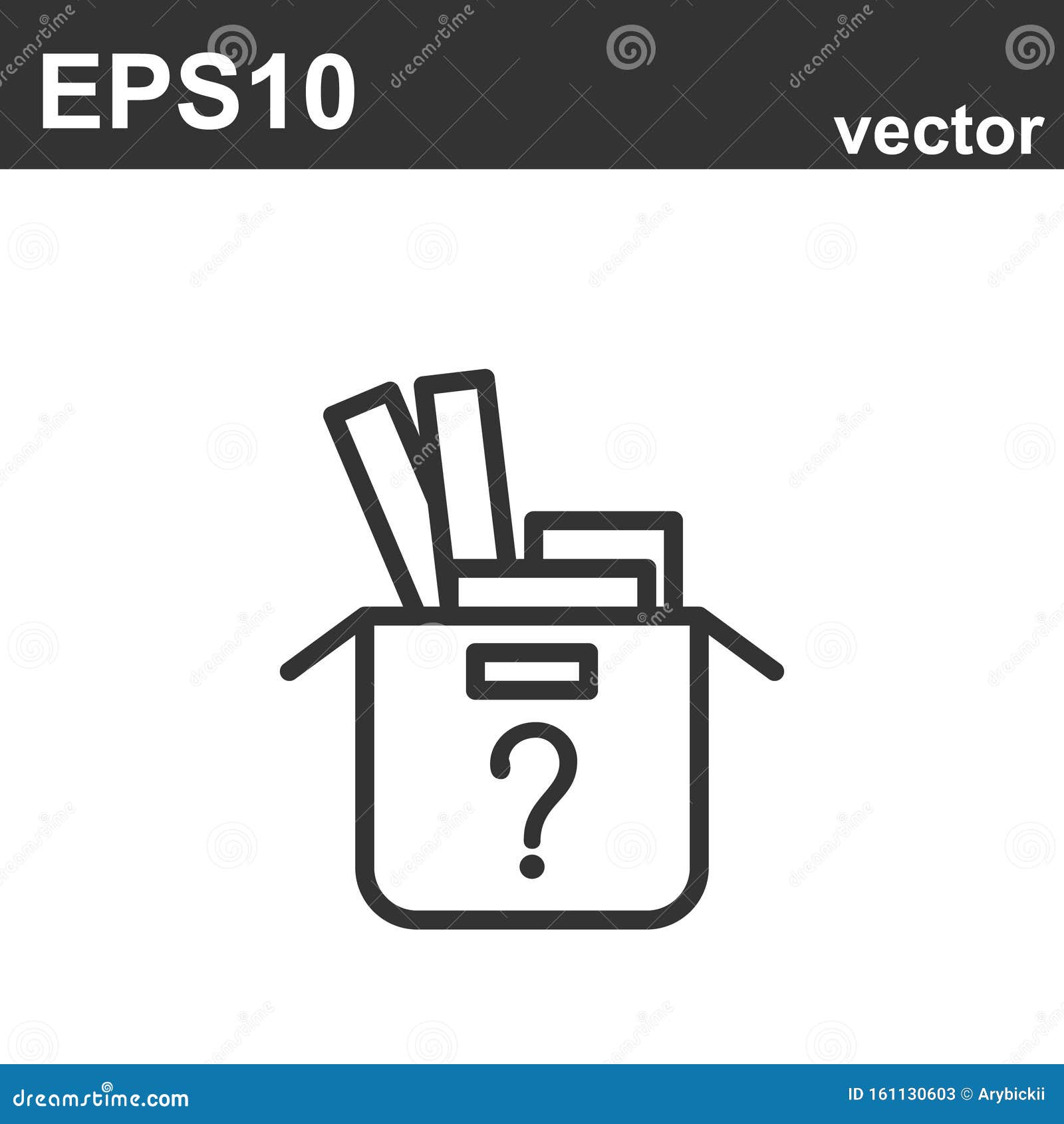 Lost Items Line Vector Icon Stock Vector - Illustration of idea, linear ...