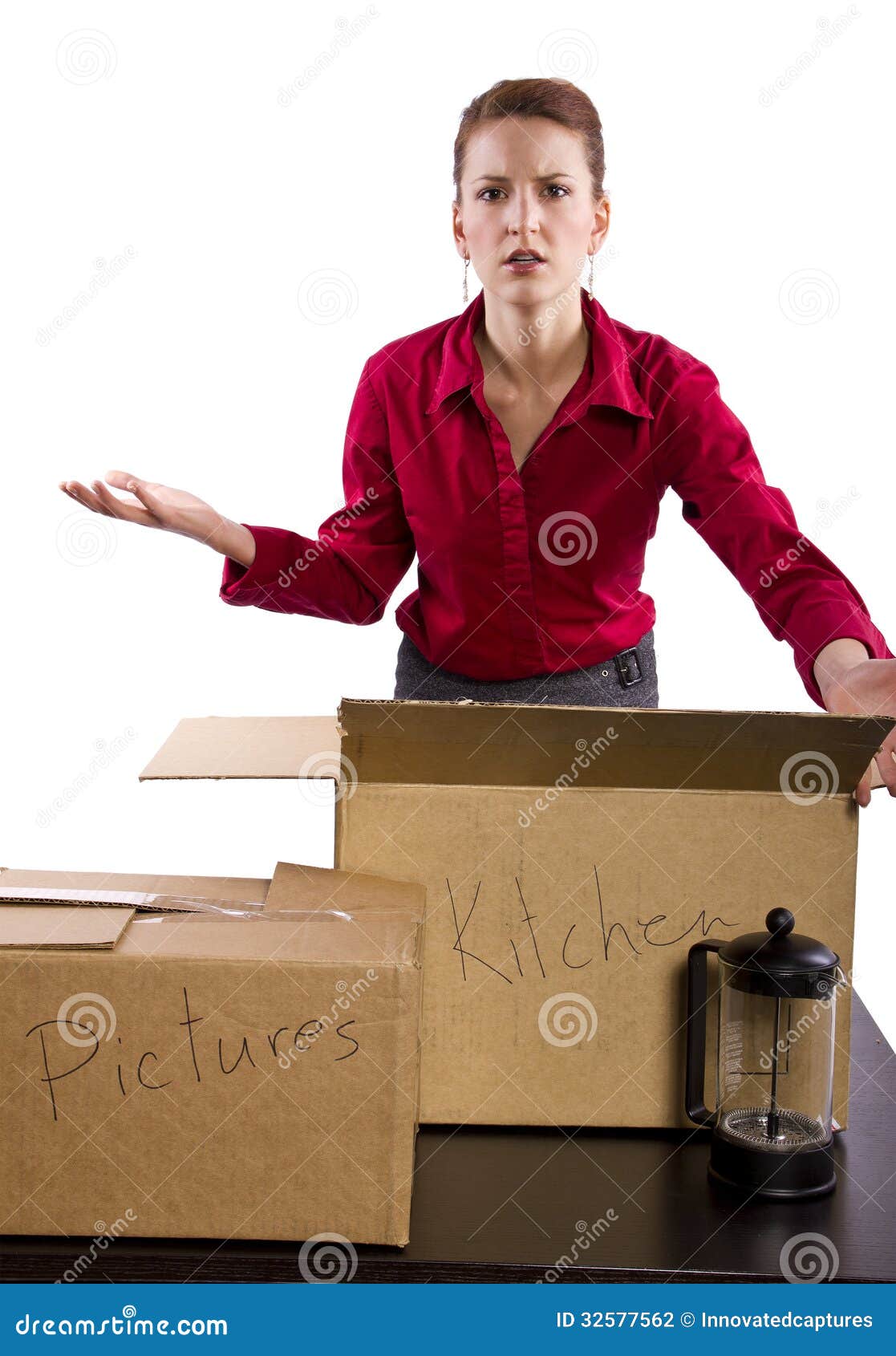 Lost Items stock photo. Image of mover, mail, pack, isolated - 32577562