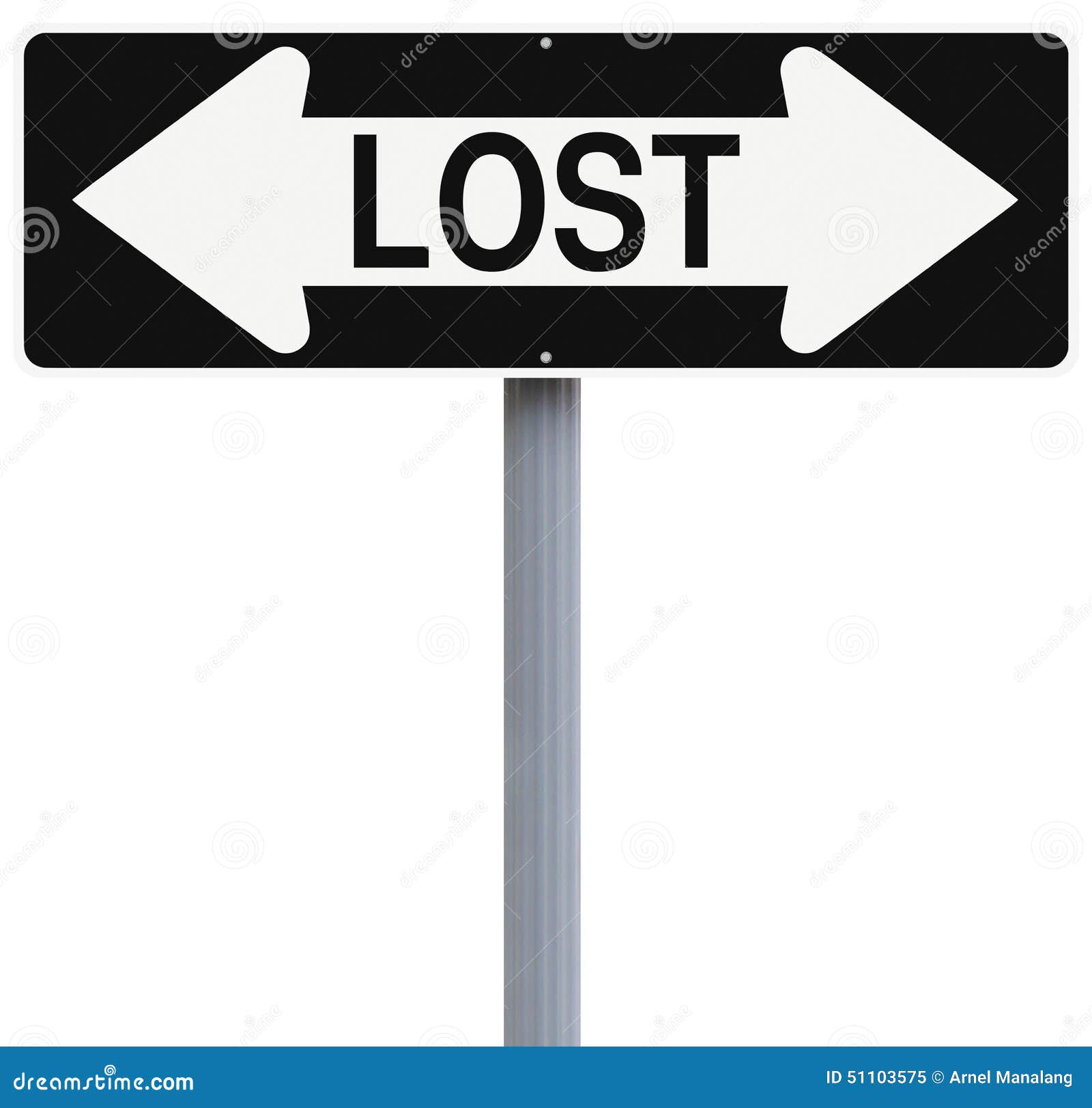 Lost stock image. Image of sign, confusion, making, unsure - 51103575